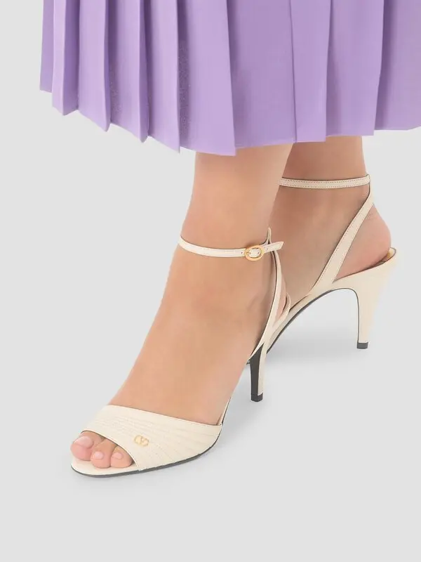 Valentino Garavani Ladycrush 85mm Sandals In Kidskin