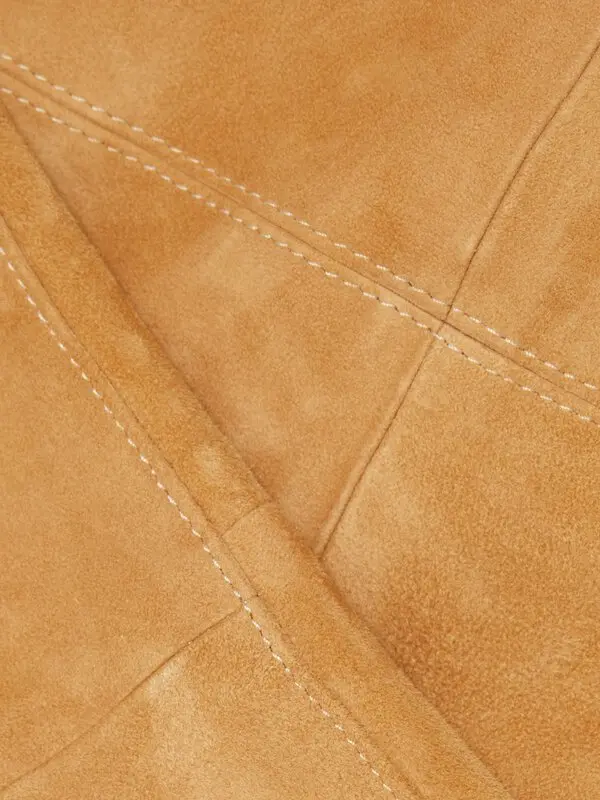 Sprwmn Ankle Flare Suede Pants