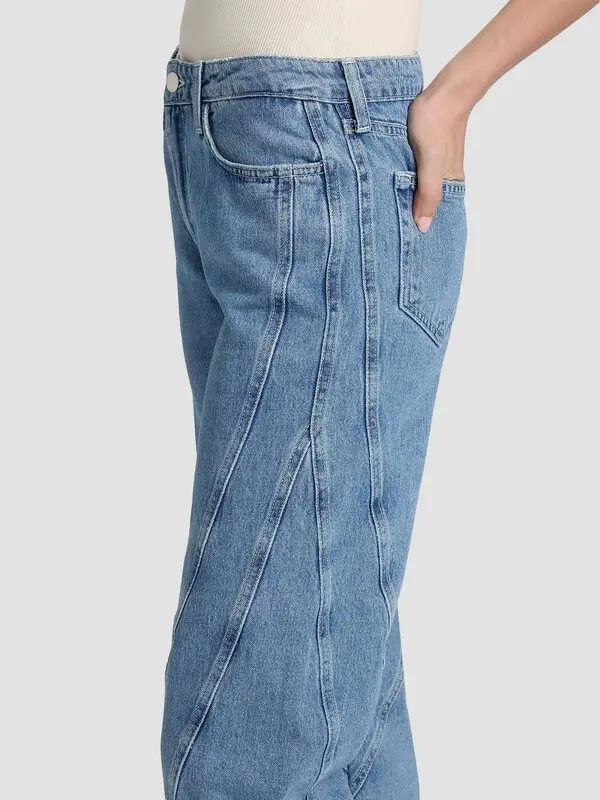 L'Agence Frasier Ultra High-rise Barrel-leg Crop Jeans