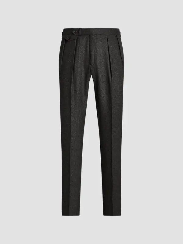 Polo Ralph Lauren Pleated Wool Flannel Trousers