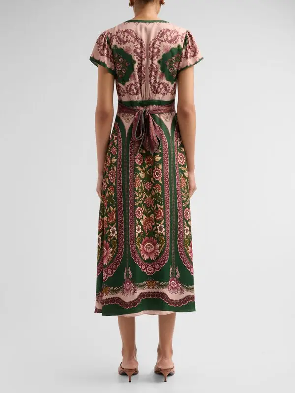 Farm Rio Daniela Floral Maxi Dress