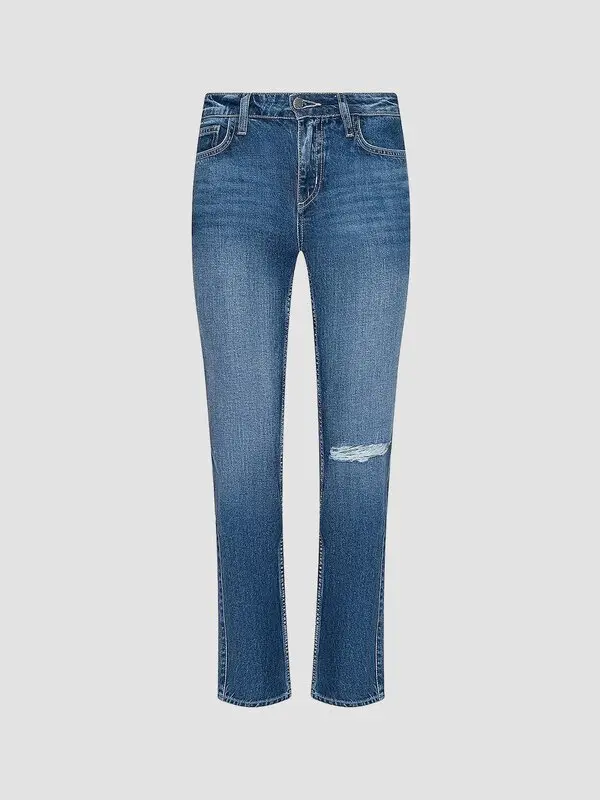 L'Agence Nevia Low-rise Slouch Straight Jeans