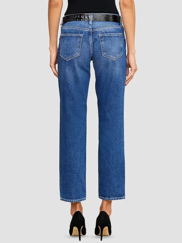 L'Agence Nevia Low-rise Slouch Straight Jeans