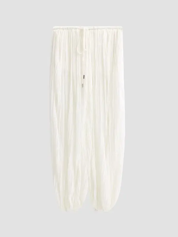 Simkhai Afton Crinkle Jersey Balloon Pants