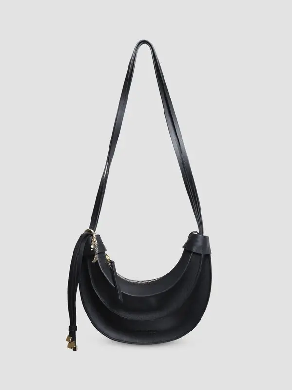 Farm Rio Leather Banana Shoulder Bag