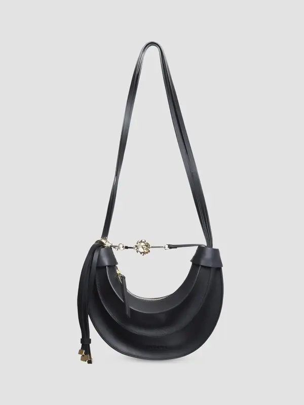 Farm Rio Leather Banana Shoulder Bag