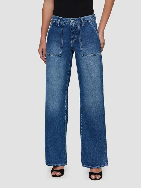 L'Agence Christel High-rise Wide-leg Jeans