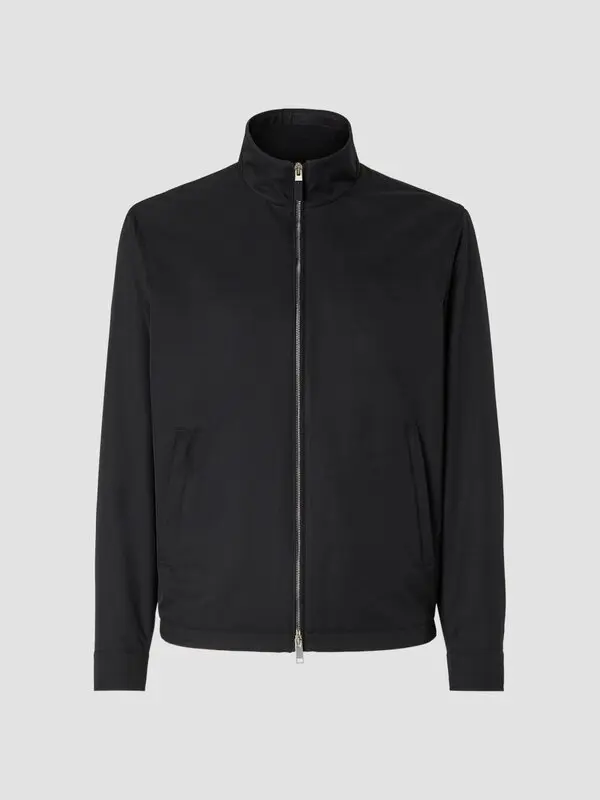 Zegna Microfiber Motorin 100cc Blouson Jacket - Black