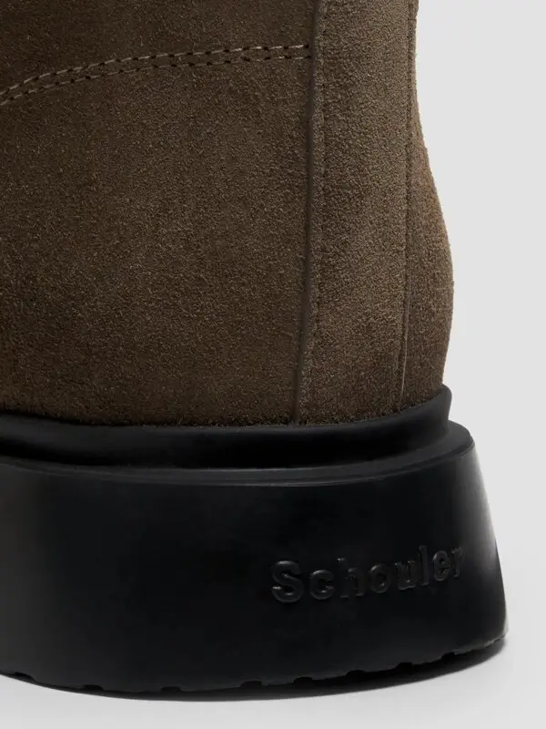 Proenza Schouler Bank 25mm Suede Tall Boots