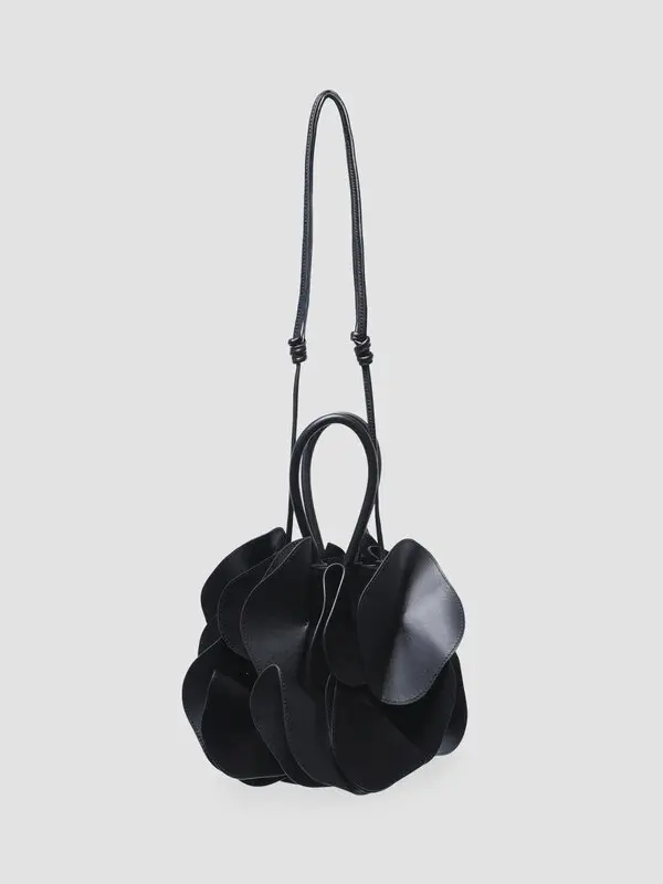 Farm Rio Leather Flower Top Handle Bag