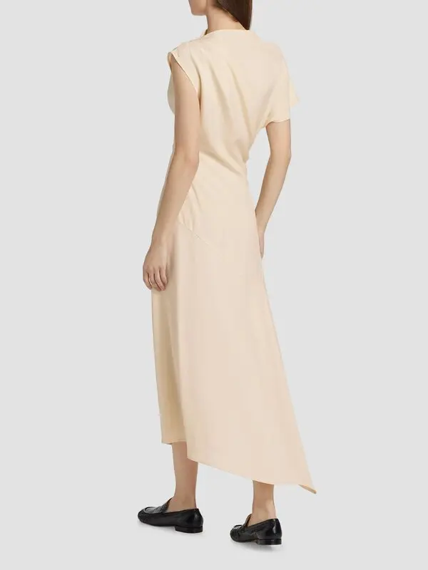 Proenza Schouler Hallie Draped Midi-dress