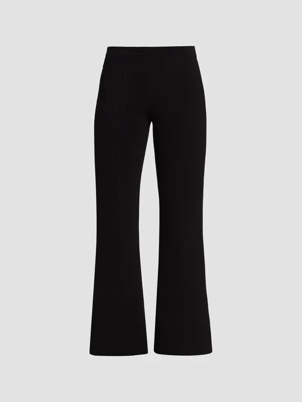 Proenza Schouler Shaila Silk-blend Knit Pants - Black