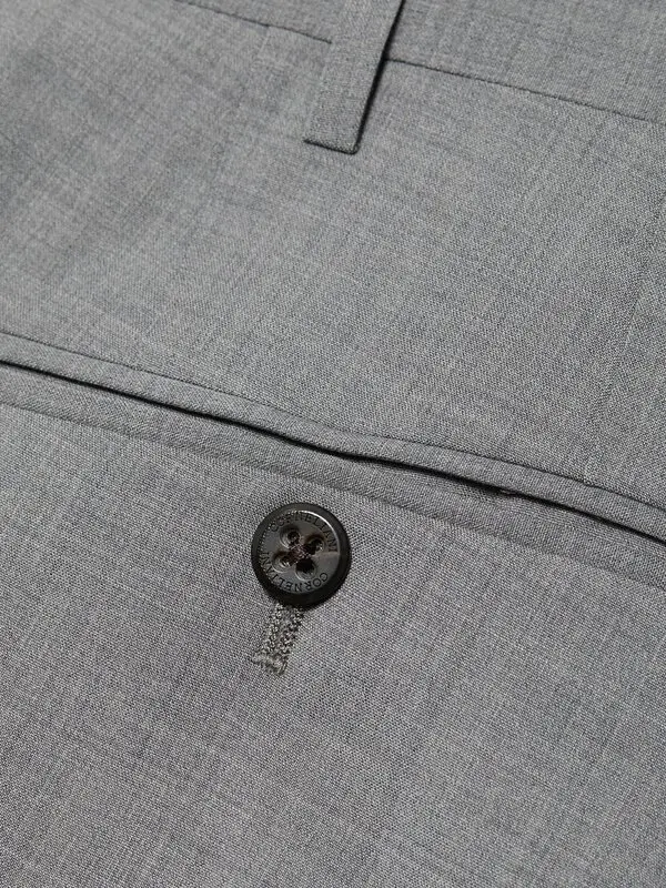 Corneliani Stretch-wool Straight-leg Pants