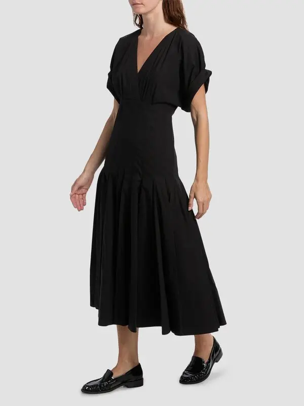 Proenza Schouler Ciara Poplin Midi-dress