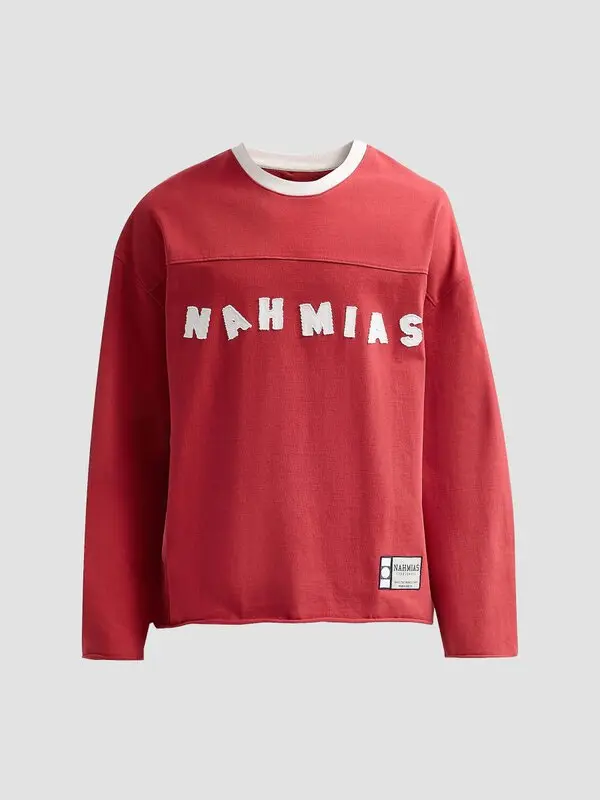 NAHMIAS Daydreaming Varsity Logo Long-sleeve Shirt