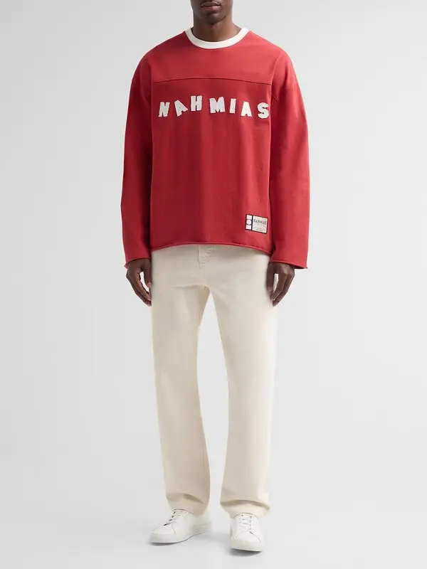 NAHMIAS Daydreaming Varsity Logo Long-sleeve Shirt