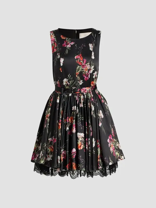 Cinq À Sept Caelia Iris Bouquet Minidress