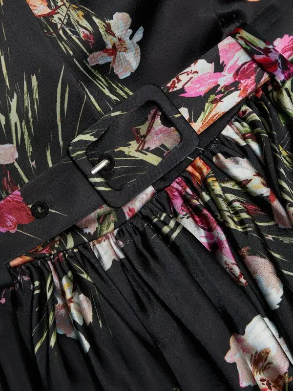 Cinq À Sept Caelia Iris Bouquet Minidress