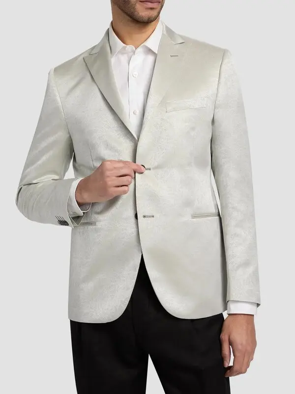 Corneliani Floral Jacquard Evening Jacket