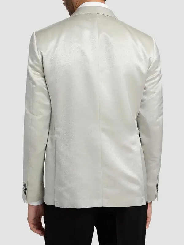Corneliani Floral Jacquard Evening Jacket