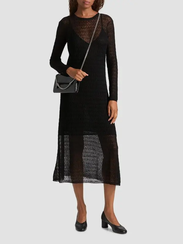 Proenza Schouler White Label Miriam Sheer Crochet Maxi Dress