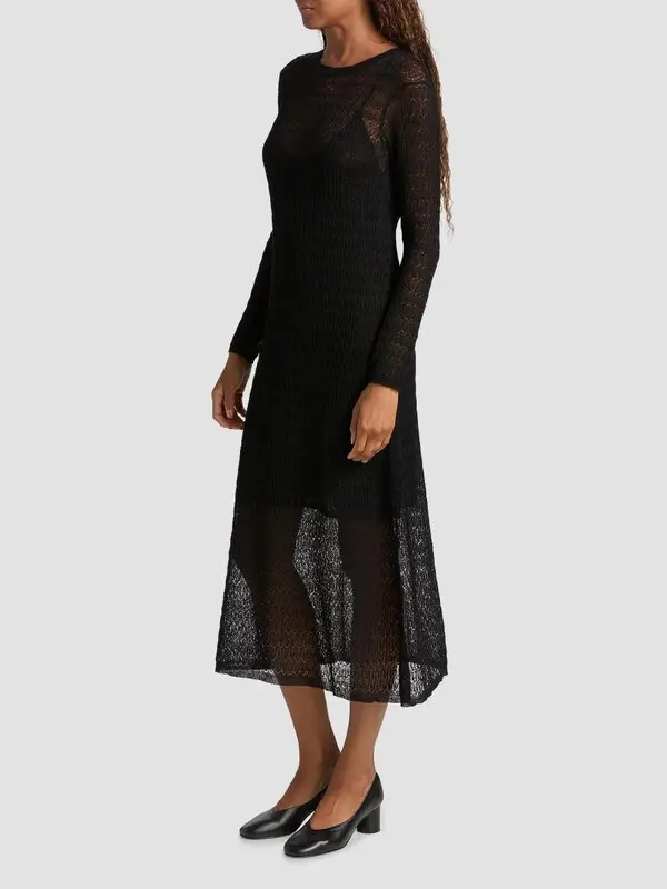 Proenza Schouler White Label Miriam Sheer Crochet Maxi Dress