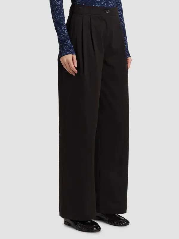 Proenza Schouler White Label Romina Pleated Straight Pants