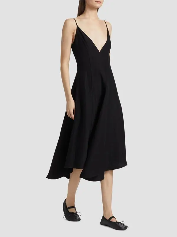 Proenza Schouler Elaine V-neck Midi-dress