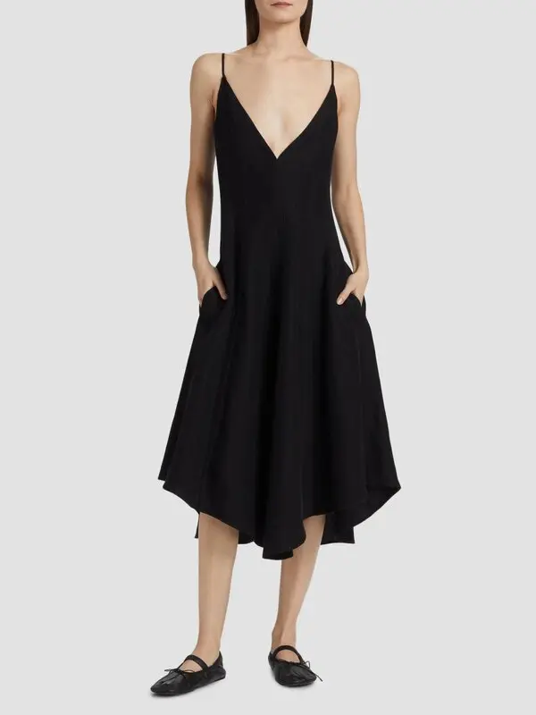 Proenza Schouler Elaine V-neck Midi-dress