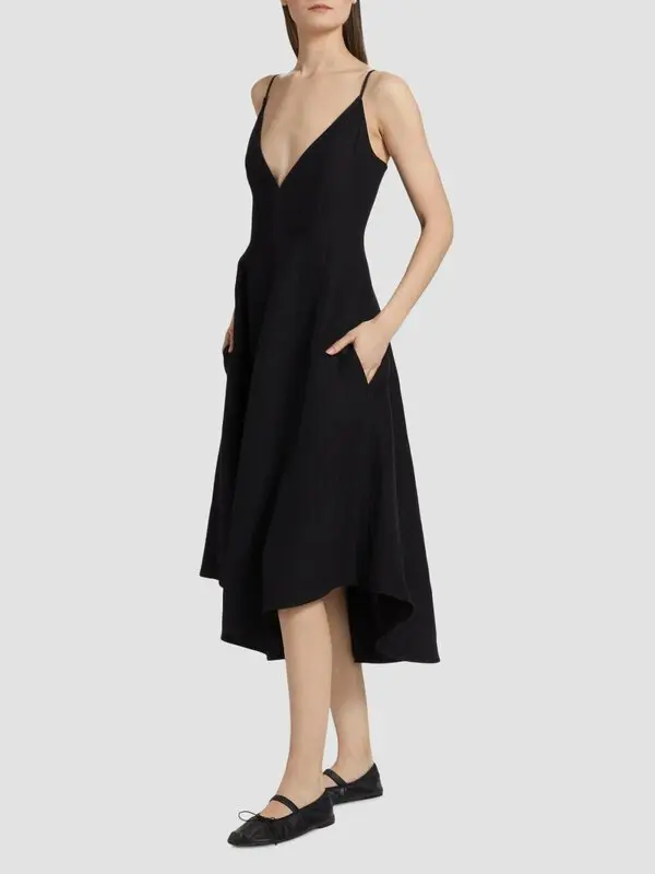 Proenza Schouler Elaine V-neck Midi-dress