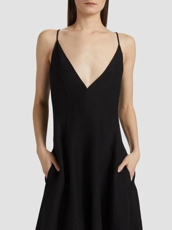Proenza Schouler Elaine V-neck Midi-dress