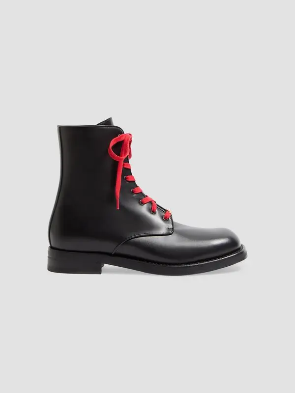 Valentino Garavani Punx Calfskin Combat Boots