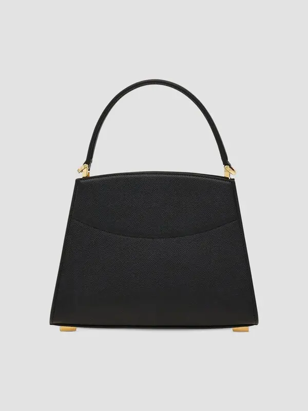 FERRAGAMO Studio Box Leather Top Handle Bag