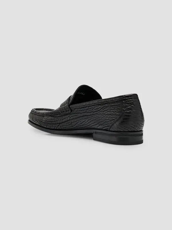 FERRAGAMO Caspian 2 Leather Moc-toe Loafers