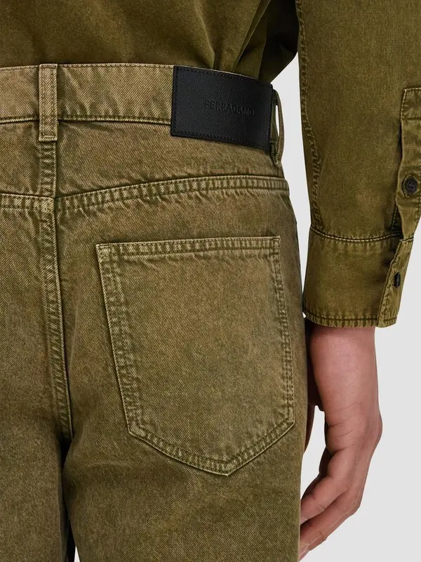 FERRAGAMO Five-pocket Straight Jeans