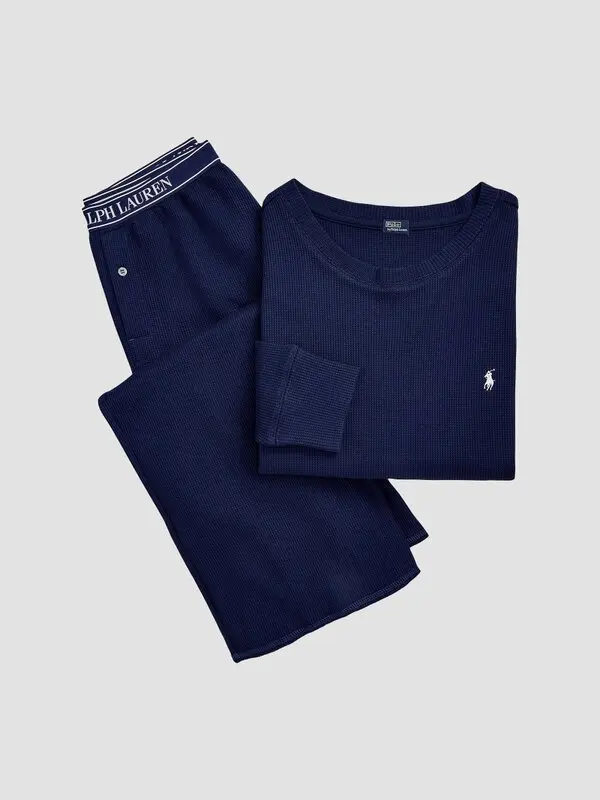 Polo Ralph Lauren Club Waffle Knit Pajamas