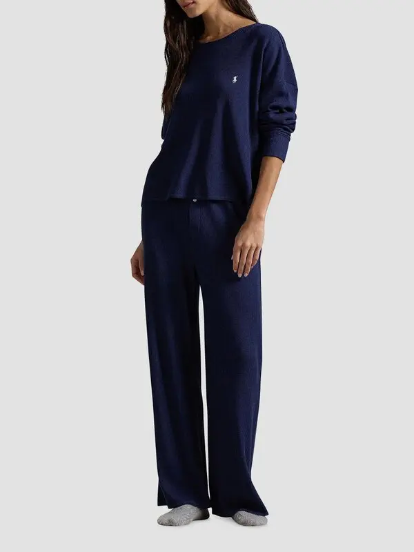 Polo Ralph Lauren Club Waffle Knit Pajamas