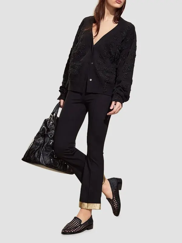 Cynthia Rowley Paloma Embellished Boyfriend Cardigan