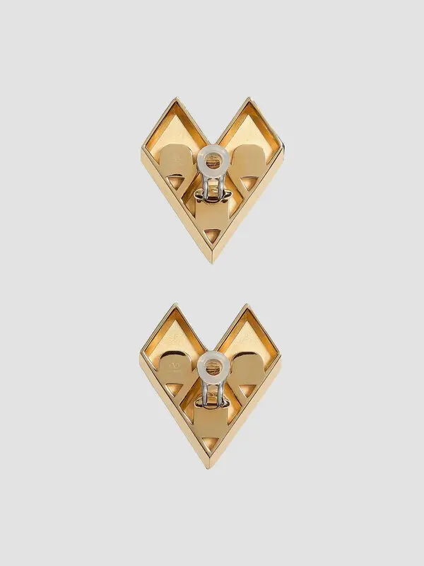Valentino Garavani Losangettes Metal, Enamel And Crystal Earrings