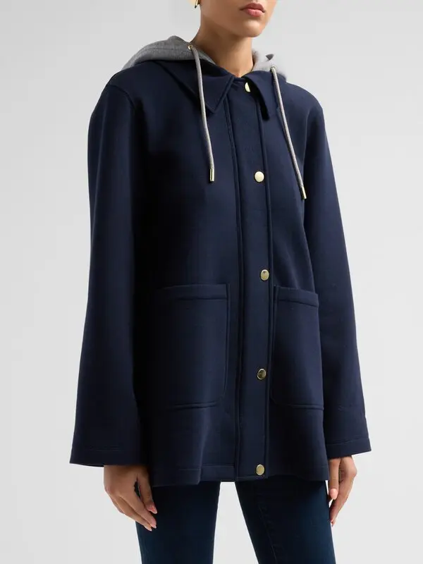 Veronica Beard Finn Hooded Jacket