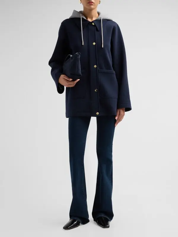 Veronica Beard Finn Hooded Jacket
