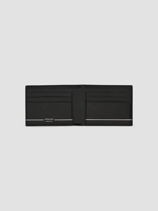 FERRAGAMO Micro Gancini Leather Wallet