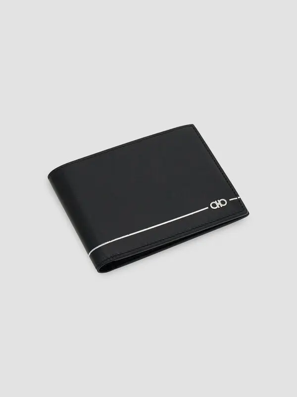 FERRAGAMO Micro Gancini Leather Wallet