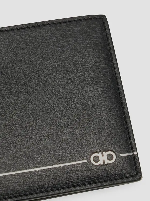FERRAGAMO Micro Gancini Leather Wallet