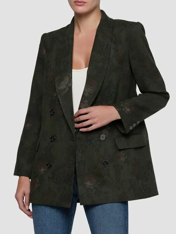 L'Agence Jayda Relaxed Double-breasted Blazer