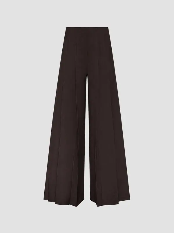 L'Agence Nova Pleated Wide-leg Pants