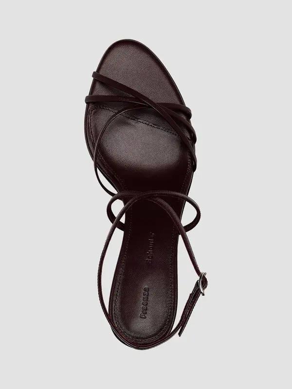 Proenza Schouler Uma Strappy Leather Ankle Sandals