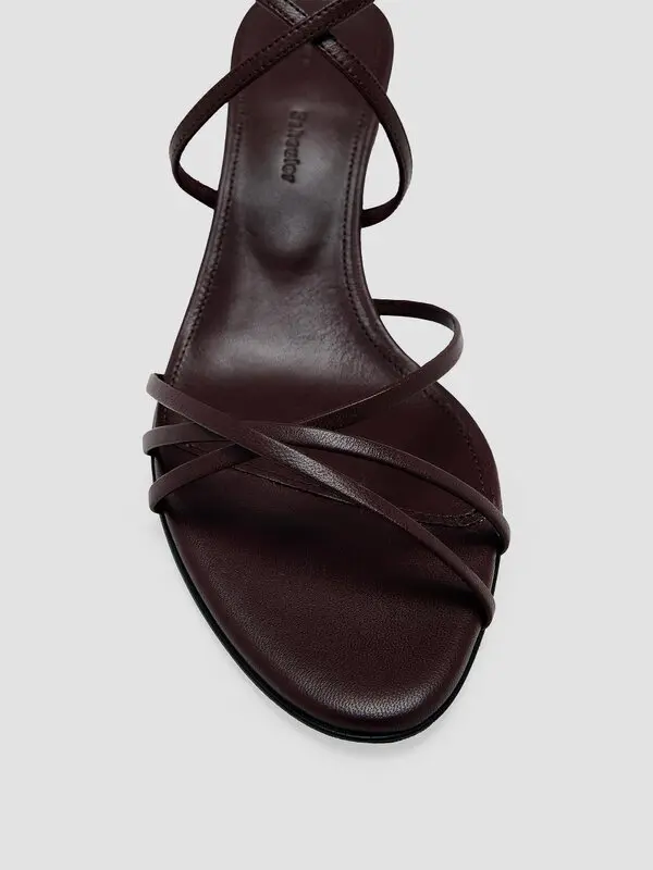 Proenza Schouler Uma Strappy Leather Ankle Sandals