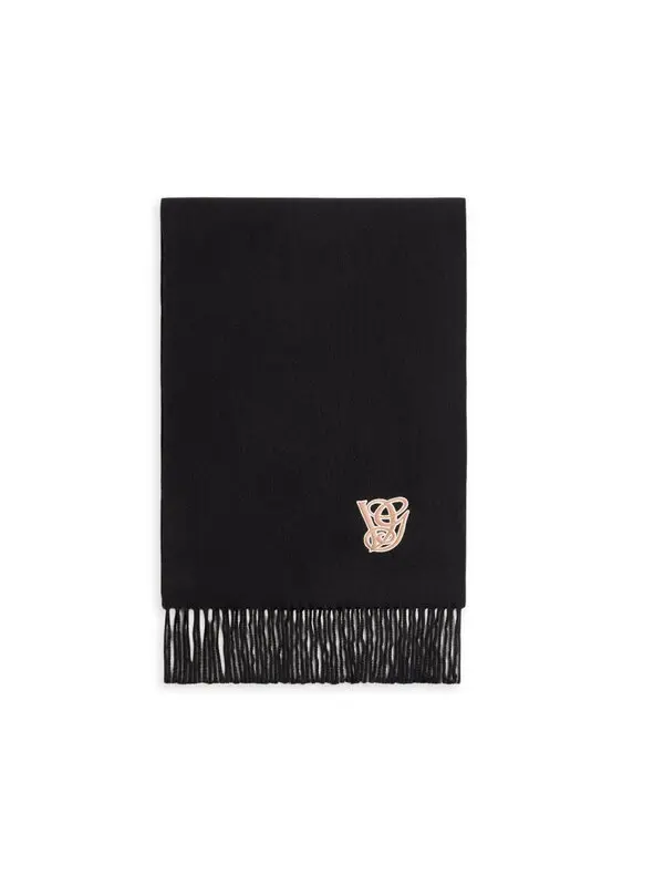 Valentino Garavani Embroidered Wool And Cashmere Scarf