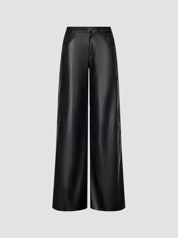 L'Agence Isolde Cargo Pants - Black